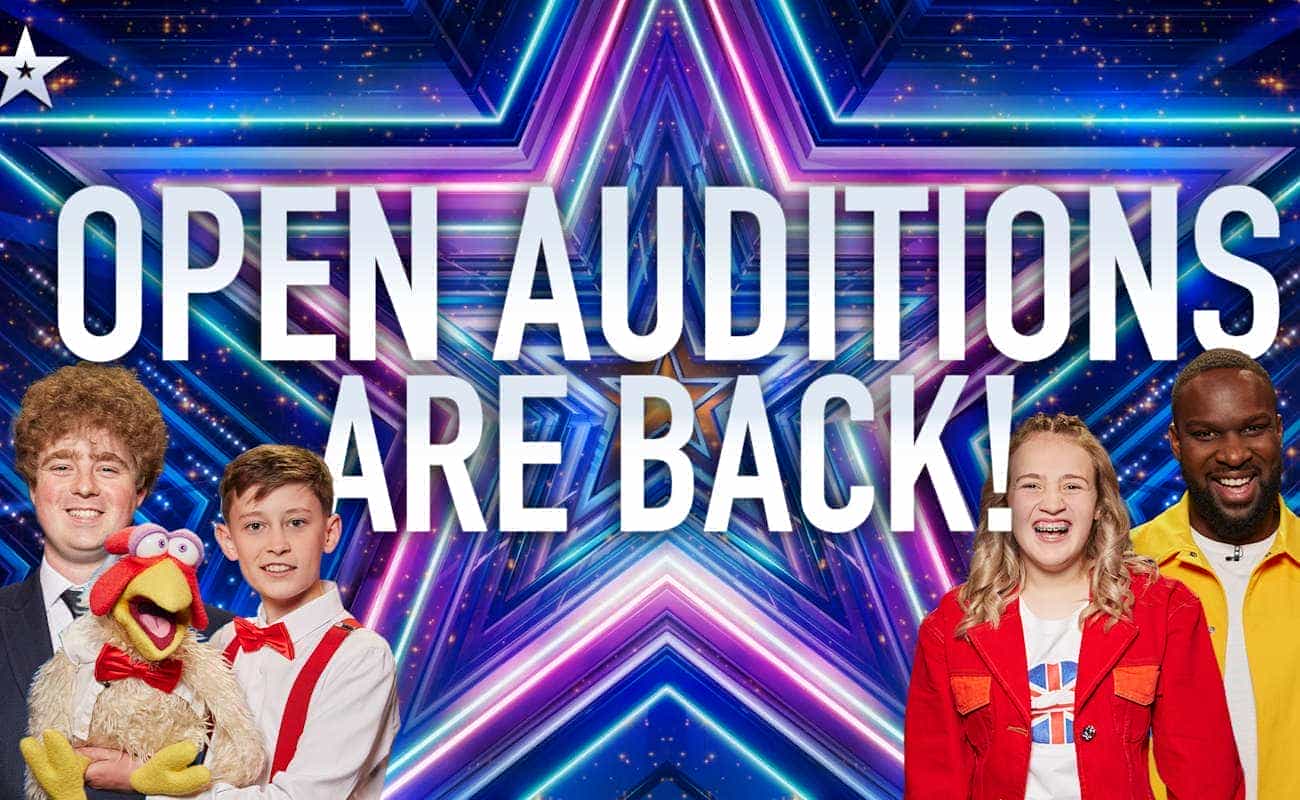 Britain's Got Talent announces open auditions are back and being held ...